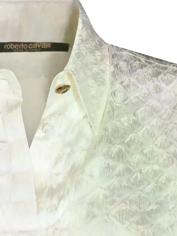 Roberto Cavalli Serpentine-effect Print Shirt