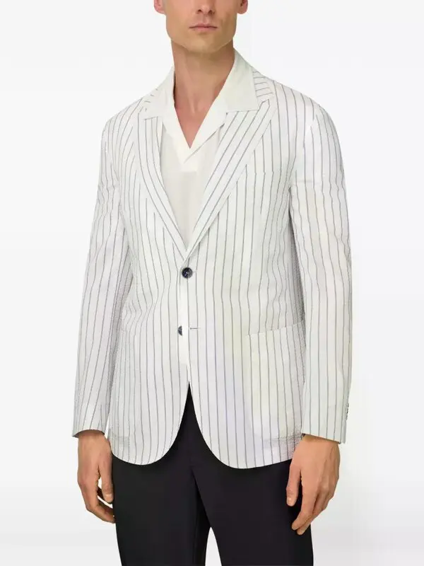 Boggi Milano Breeze Pinstripe Single-breasted Blazer