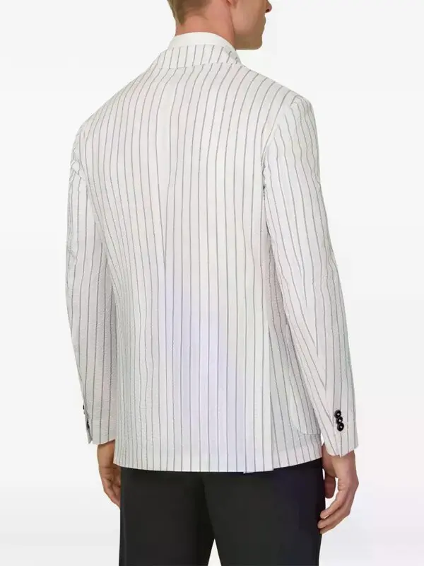Boggi Milano Breeze Pinstripe Single-breasted Blazer