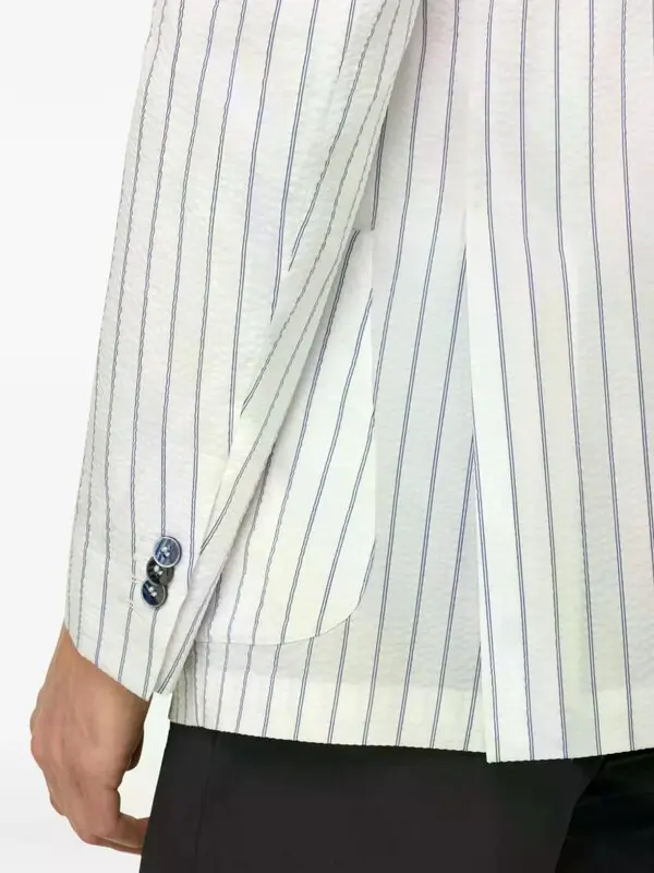 Boggi Milano Breeze Pinstripe Single-breasted Blazer