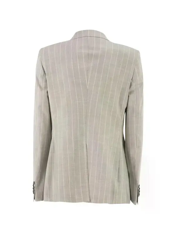 Tagliatore Double-breasted Pinstripe Blazer - Grey
