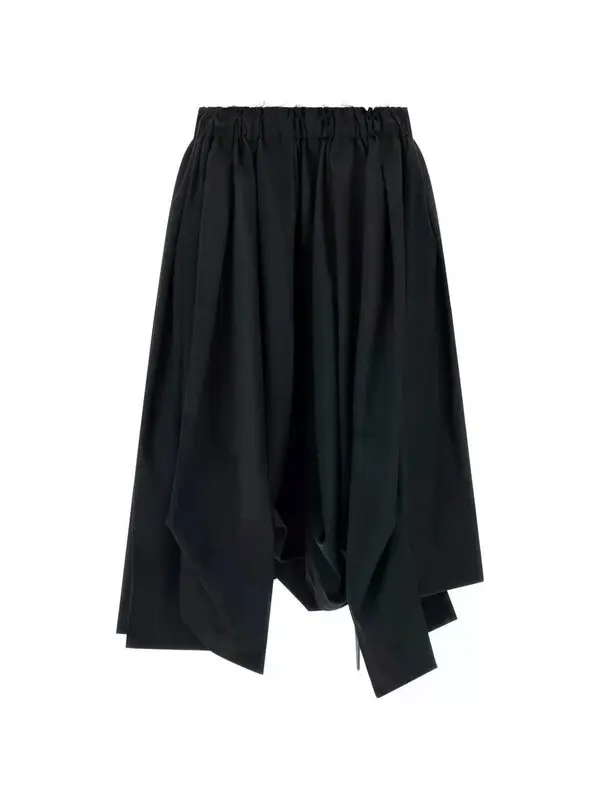 Comme Des Garçons Asymmetric Panelled Shorts - Black