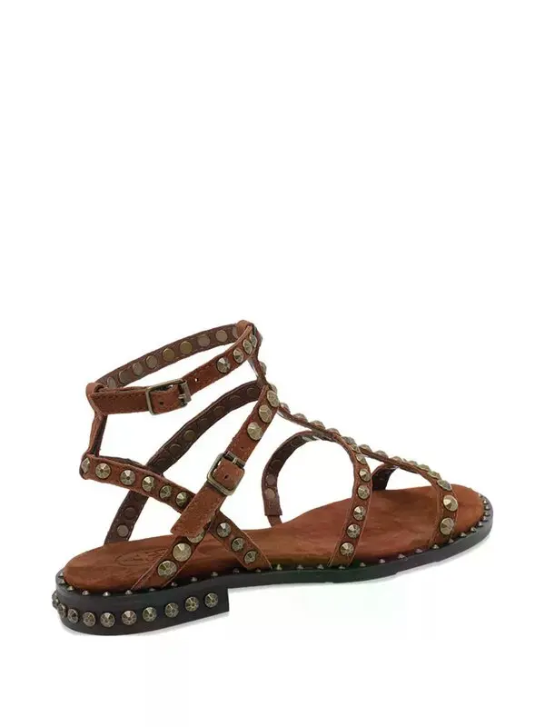 Ash Stud-embellished Sandals - Brown