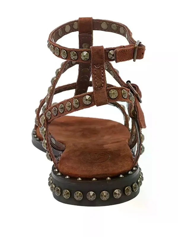 Ash Stud-embellished Sandals - Brown