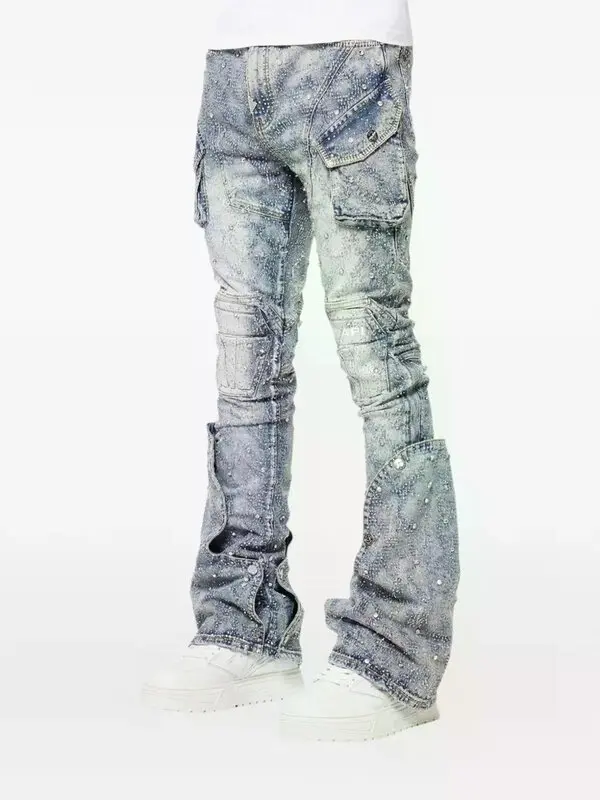 GUAPI Coffin Arc Embellished Jeans