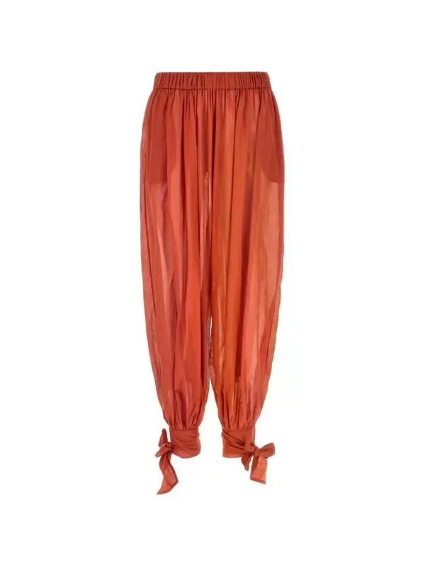 Andamane Noor Tie-cuff Trousers - Orange