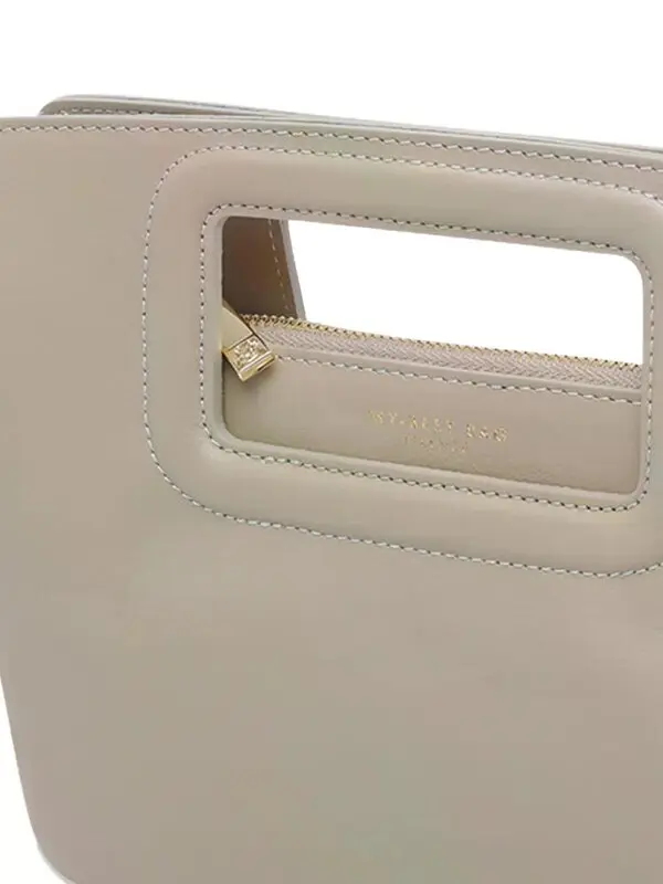 MY BEST BAG FIRENZE Leather Cut-out Clutch - Neutrals