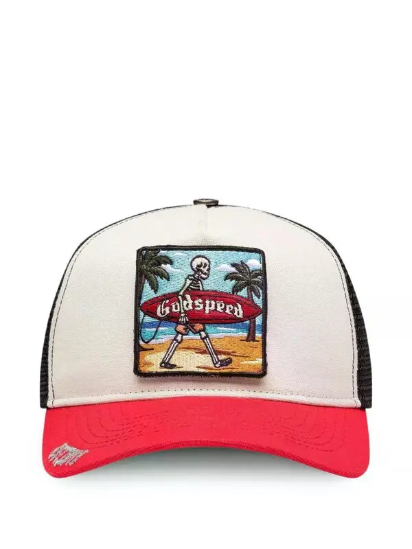 GODSPEED Interchangeable-patch Trucker Hat - Black