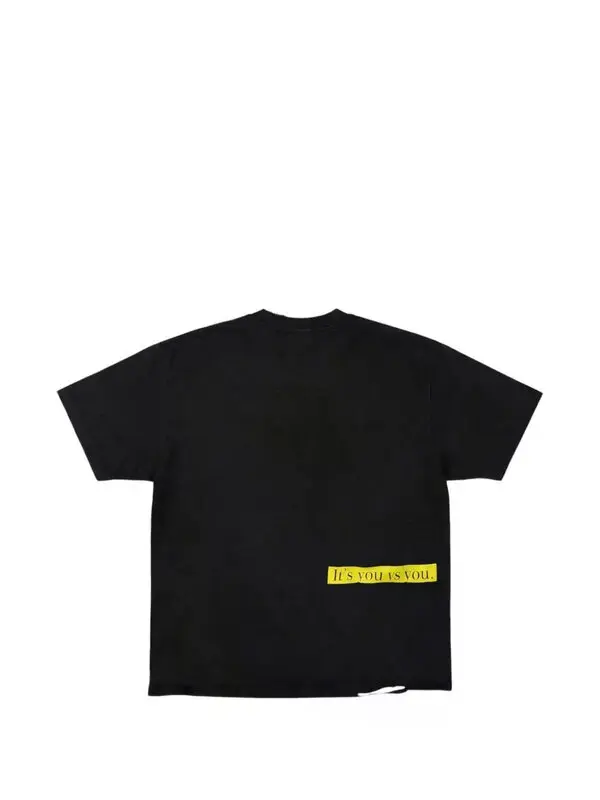 ALL HUMAN Distressed Graphic-print T-shirt