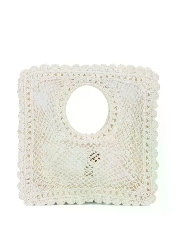 Jacquemus Le Carré Raffia Bag - Neutrals