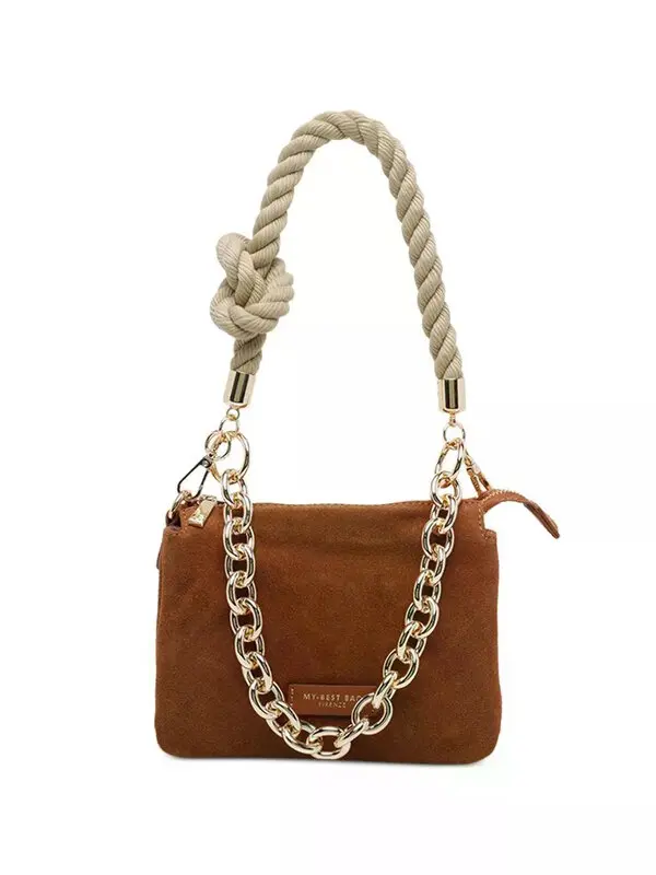 MY BEST BAG FIRENZE Rope-handle Shoulder Bag - Brown
