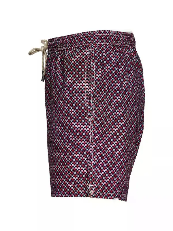 MC2 SAINT BARTH Starfish-print Swim Shorts - Blue