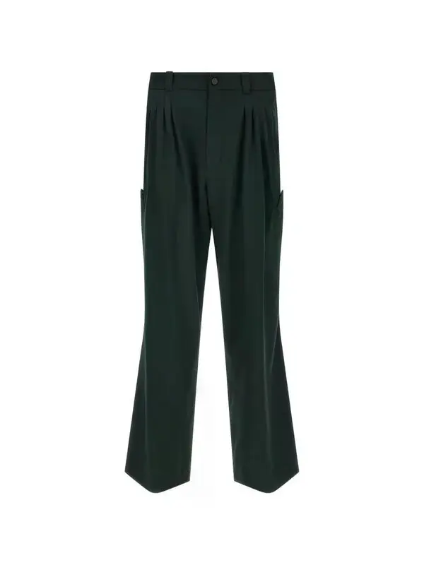 KIKO KOSTADINOV Andras Pleated Trousers - Green