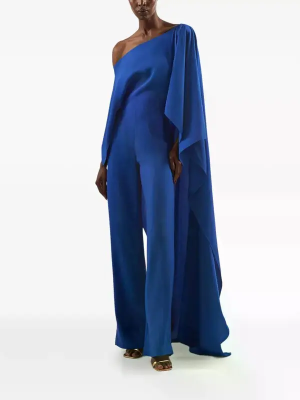 TALLER MARMO Jerry One-shoulder Jumpsuit - Blue