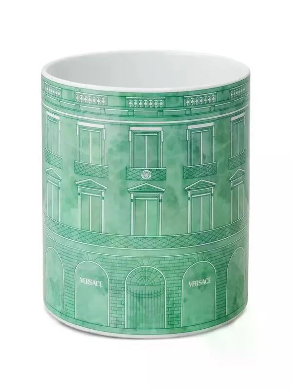 Versace Palazzo Marble-effect Vase - Green