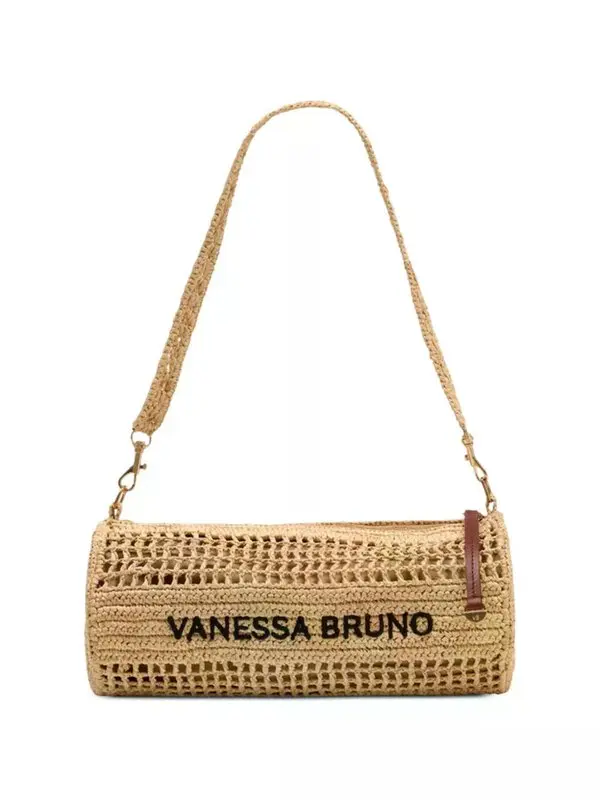 Vanessa Bruno Open-knit Raffia Shoulder Bag