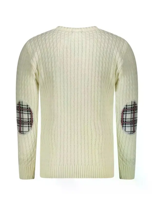 U.S. Grand Cable-knit Jumper With Elbow Patches