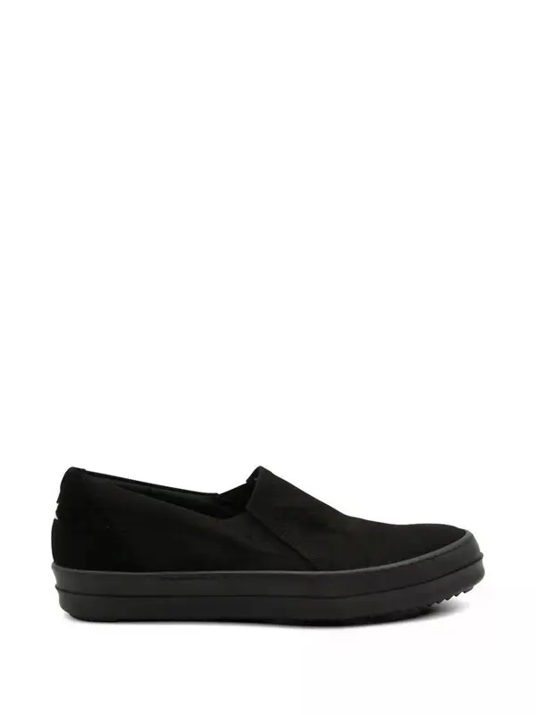 Rick Owens Star-motif Slip-on Sneakers - Black