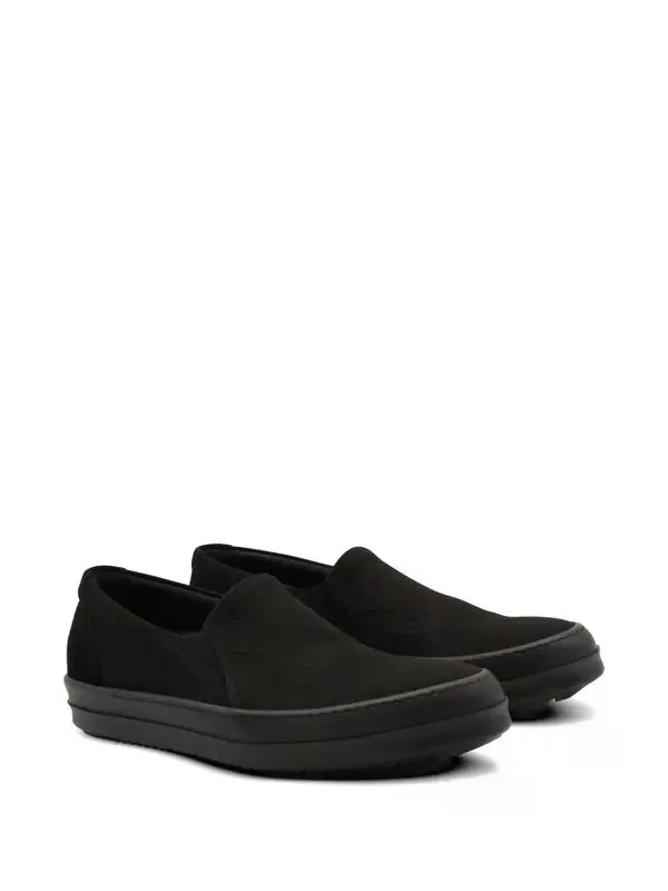 Rick Owens Star-motif Slip-on Sneakers - Black