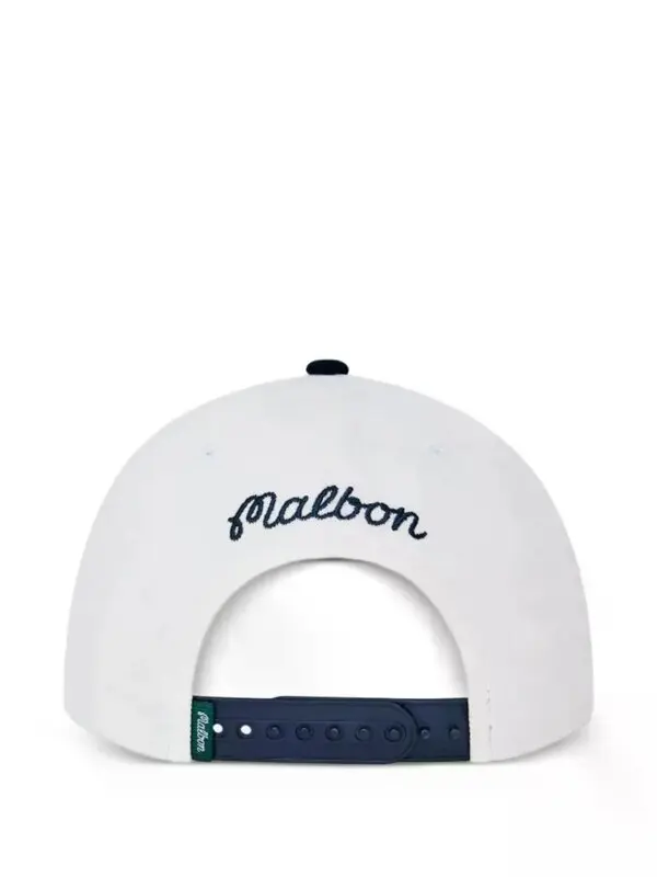 MALBON Palmera Snapback Cap - White