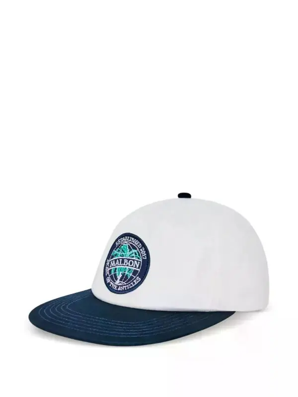 MALBON Palmera Snapback Cap - White