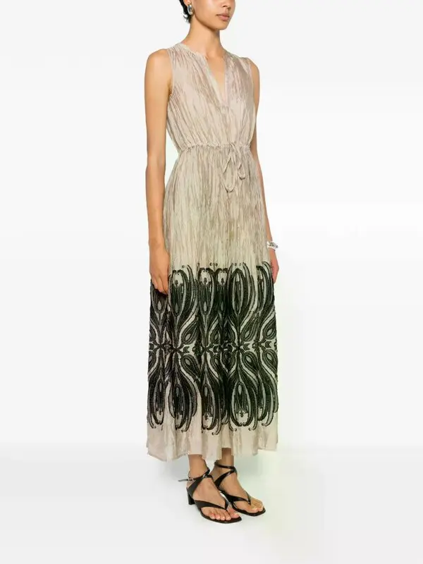 PSOPHIA Crinkled-finish Maxi Dress