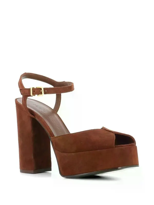 SERGIO LEVANTESI Suede Platform Sandals