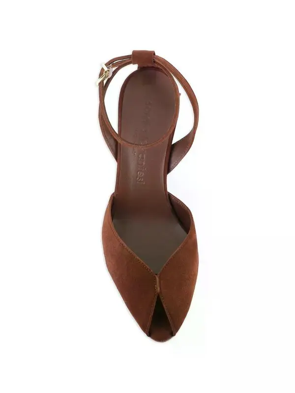 SERGIO LEVANTESI Tassel-detail Peep-toe Sandals