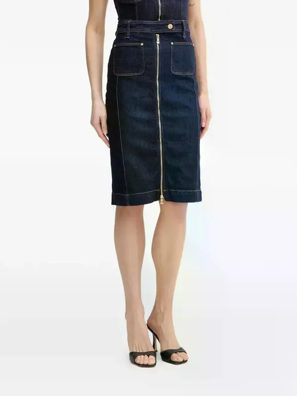 Guess Zip Pocket Skirt - Blue