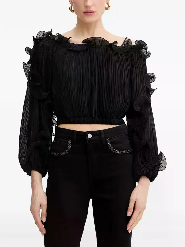 Guess Chiffon Blouse - Black