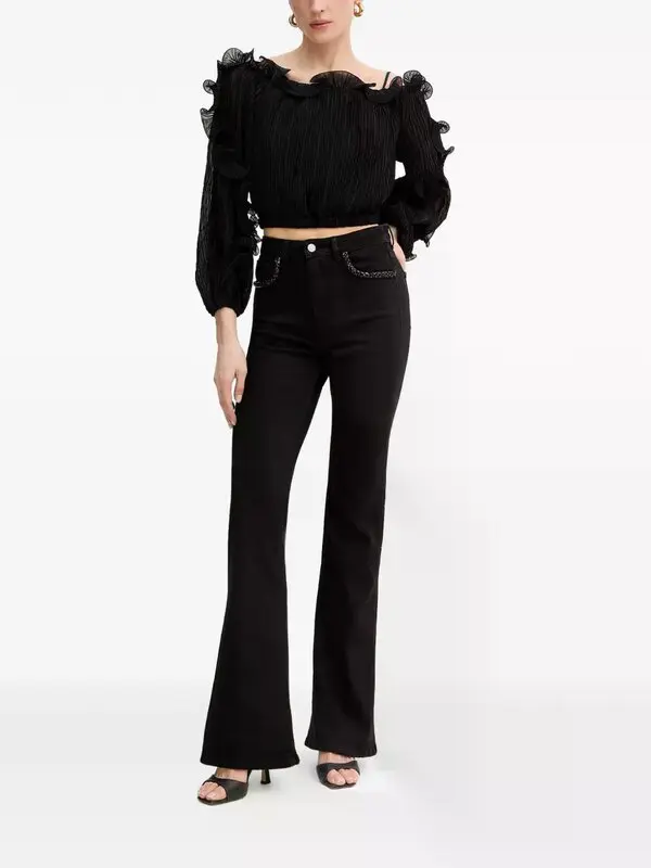 Guess Gabriella Chiffon Blouse - Black