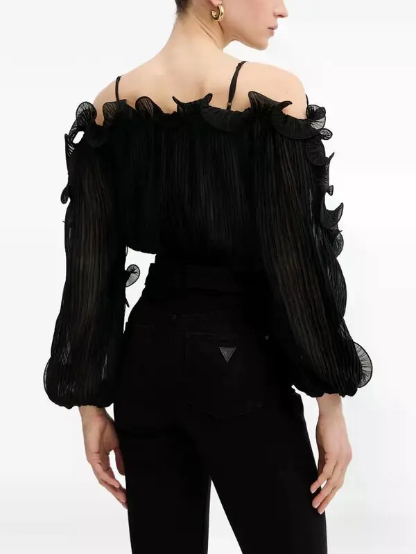 Guess Gabriella Chiffon Blouse - Black