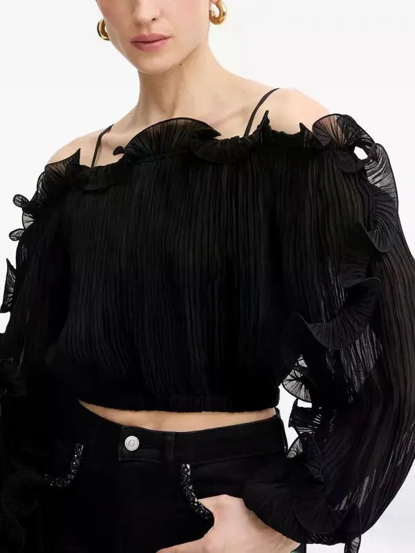 Guess Gabriella Chiffon Blouse - Black