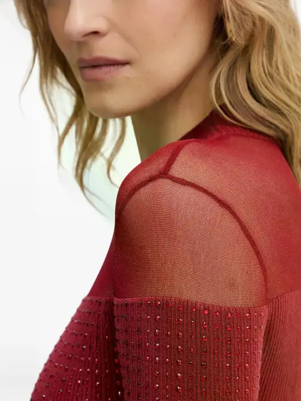 Guess Embellished Long Sleeve T-shirt