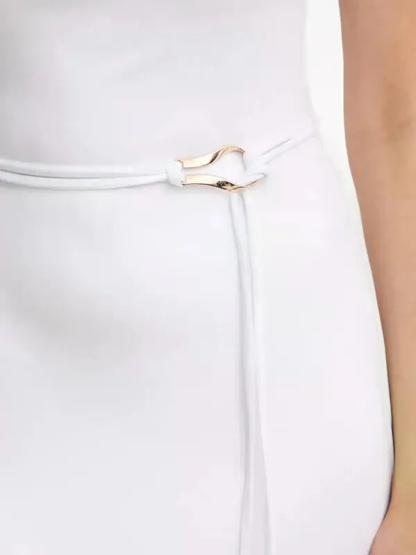 Guess Square-neck Mini Dress - White