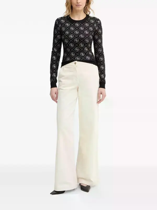 Guess Crew-neck Long Sleeve Sweater