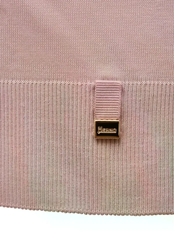 Herno V-neck Dropped-shoulder Sweater - Pink