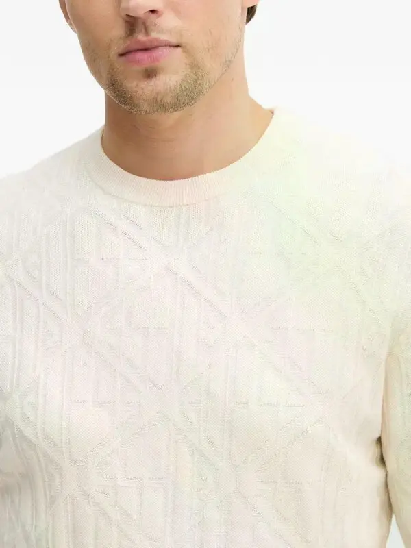 Guess Geometric-knit Sweater