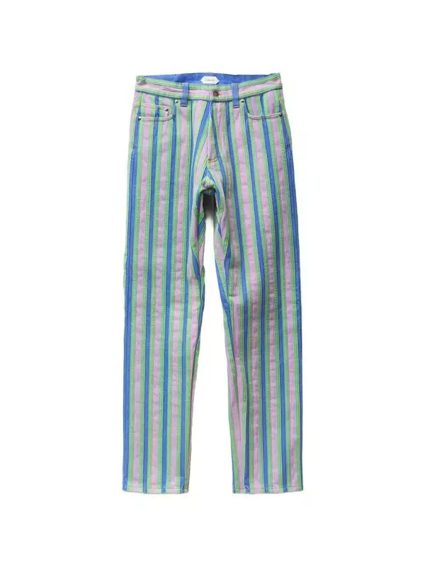 Versace Striped Jeans - Blue