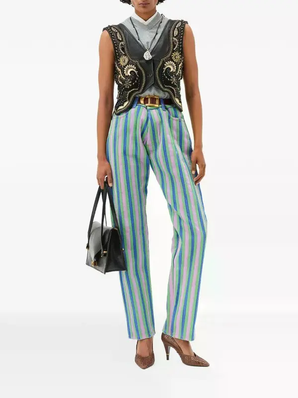 Versace Striped Jeans