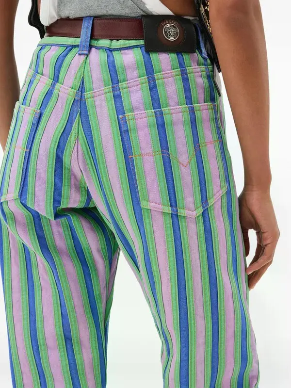 Versace Striped Jeans
