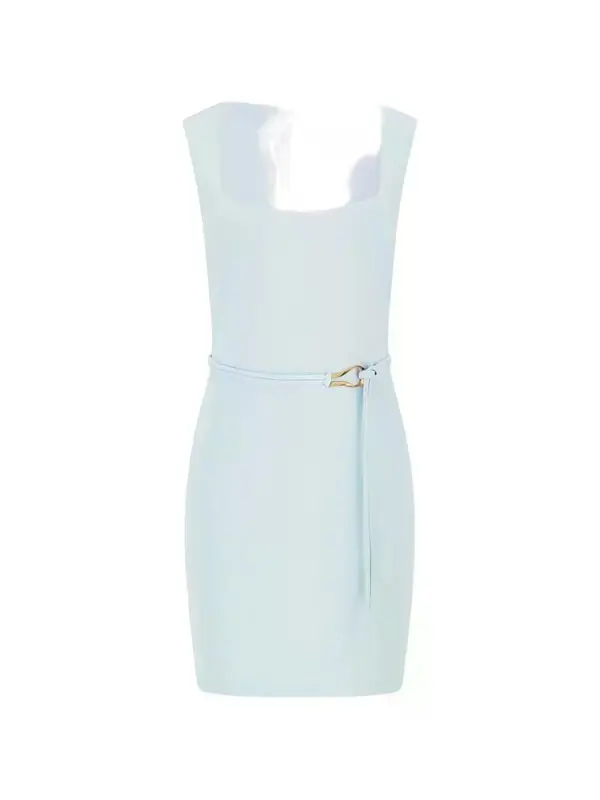 Guess Clea Square-neck Mini Dress - Blue