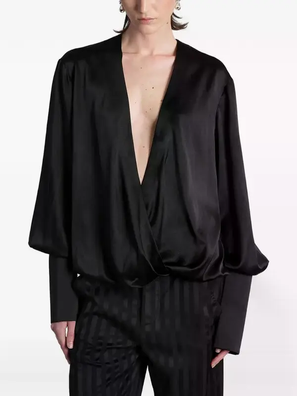 BATAKOVIC Wrap-design Blouse