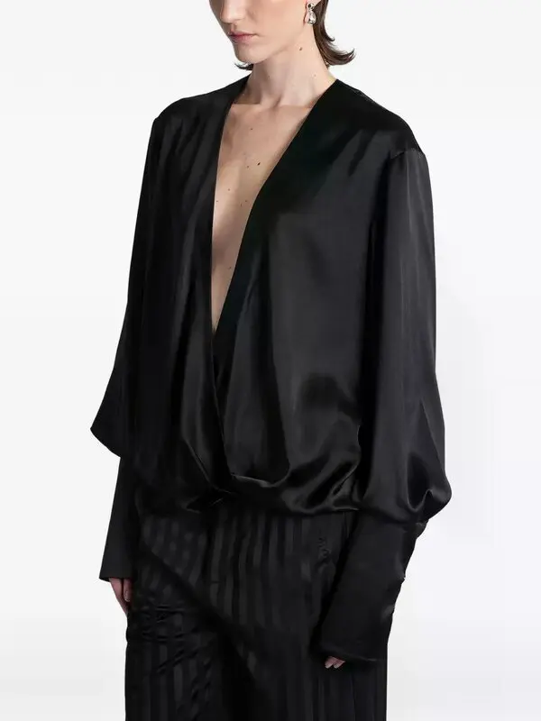 BATAKOVIC Wrap-design Blouse