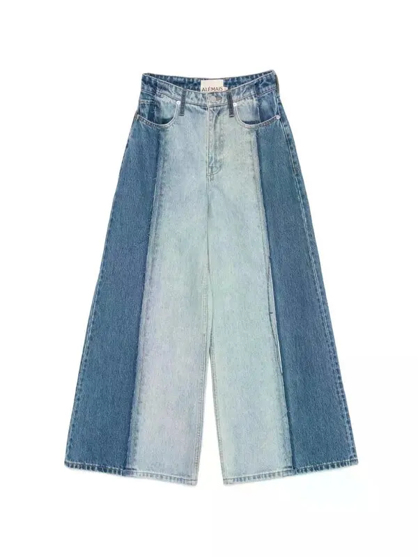 ALEMAIS Jacones Panelled Jeans - Blue