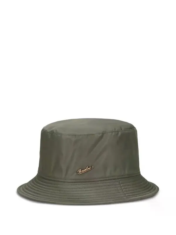 Borsalino Logo-plaque Bucket Hat - Green