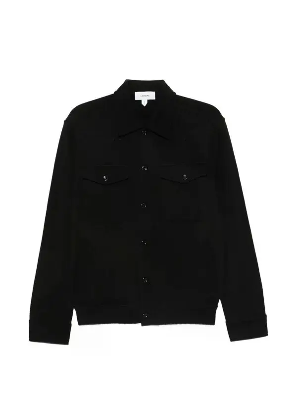 LARDINI Button-up Flap-pocket Cardigan