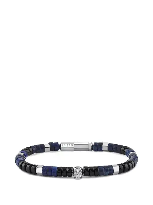 Philipp Plein Beaded Bracelet - Silver