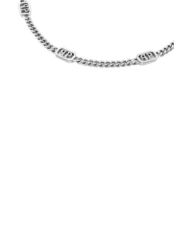 Philipp Plein Lettering Logo-chain Necklace