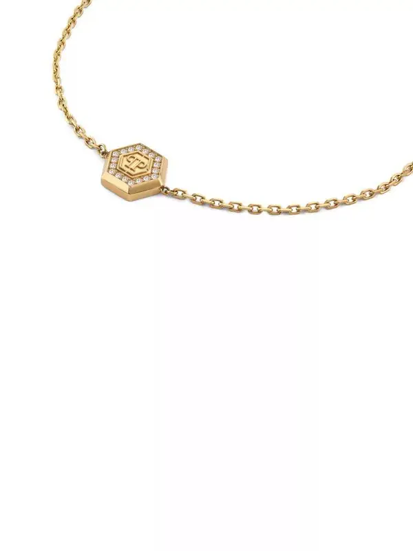 Philipp Plein Legacy Hexagon-logo Bracelet
